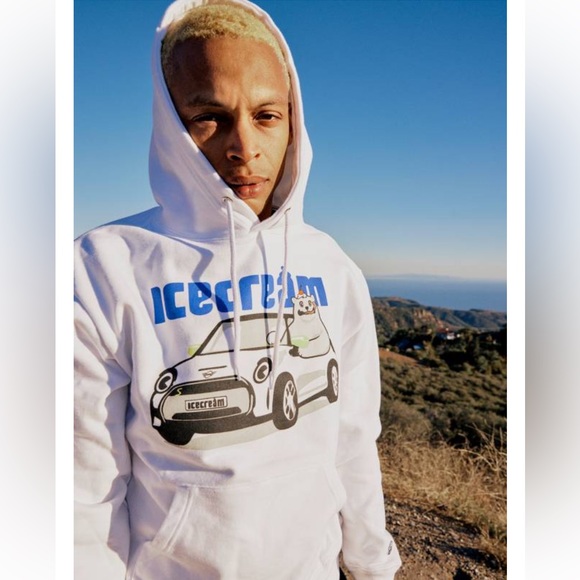 Shirts | Bmw Mini With Pharrell Williams White Hoodie Icecream To Help ...